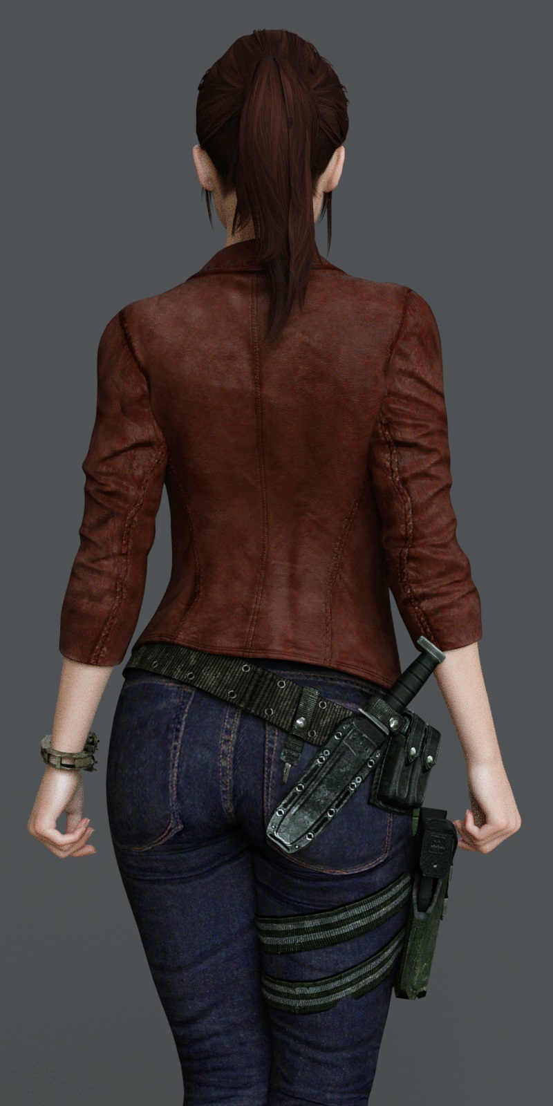 Rev2 Claire Redfield For G8f Back Renderopedia Daz And Poser Content