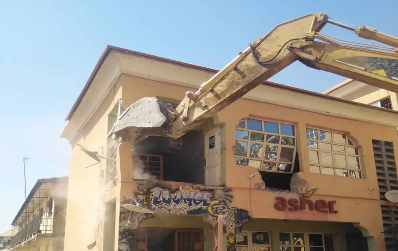 Kaduna Govt Demolishes Hotel Allegedly Named As Venue For Sex Party