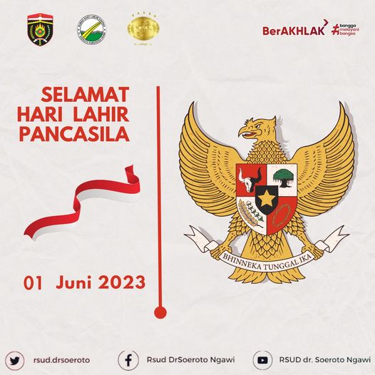 Memperingati Hari Lahir Pancasila Tahun 2023 Rsud Dr Soeroto