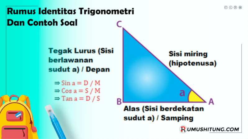 Rumus Identitas Trigonometri Dan Contoh Soal Rumushitungcom