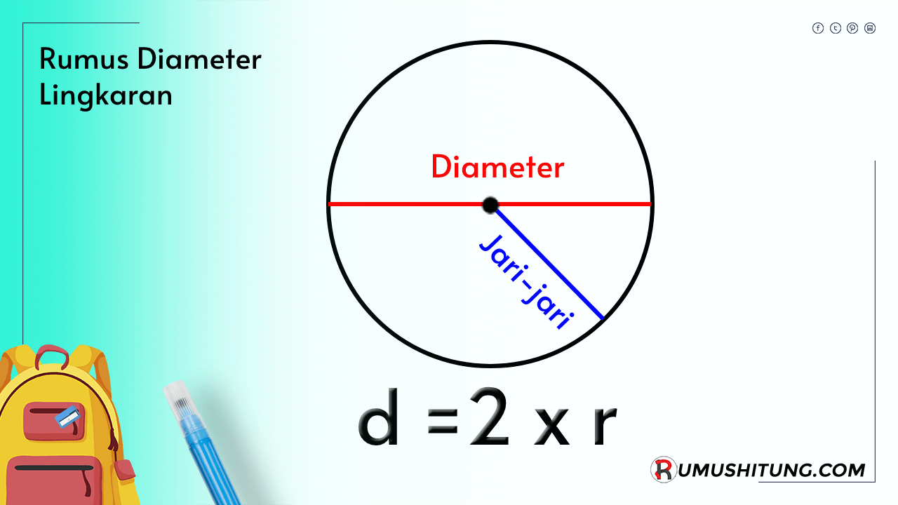 Rumus Diameter Lingkaran Dan Contoh Soalnya Lengkap Riset