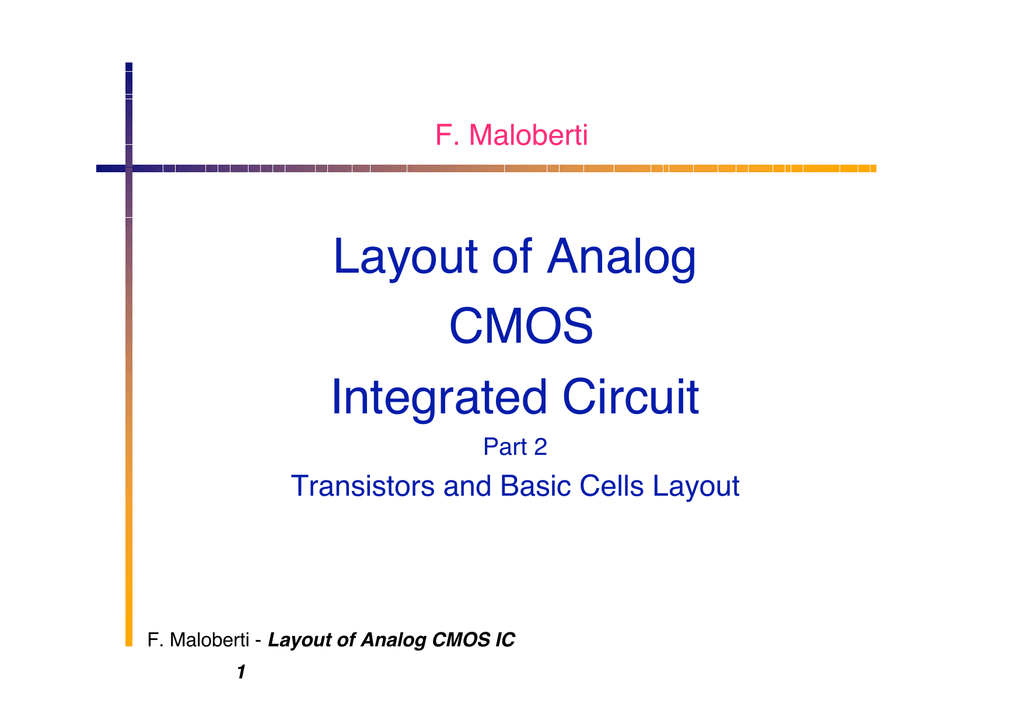 Cmos Analog Integrated Circuit Design Pdf Circuit Diagram