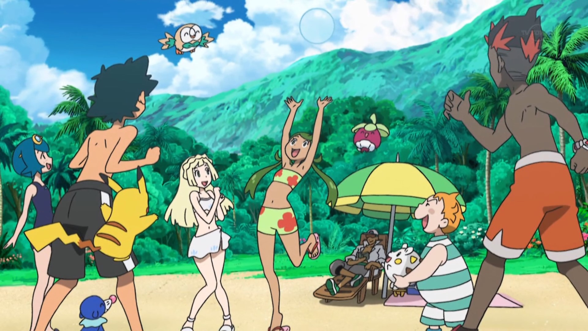 Anime Lillie Beach Time Pokemon Pokemon The Series Sun Moon Wikipedia