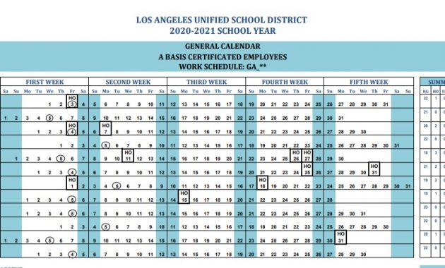 Lausd Payroll Calendar 2021 2022 Student Portal 2024 Calendar Printable