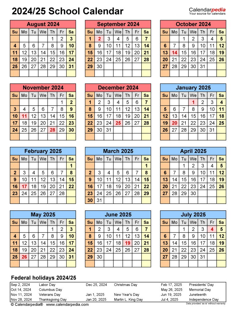 Mdcps School Calendar 2024 2024 Calendar Printable One Page