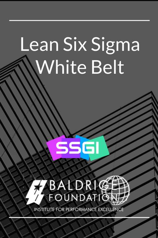 Baldrige White Belt Six Sigma Certification And Training Lean Six Sigma