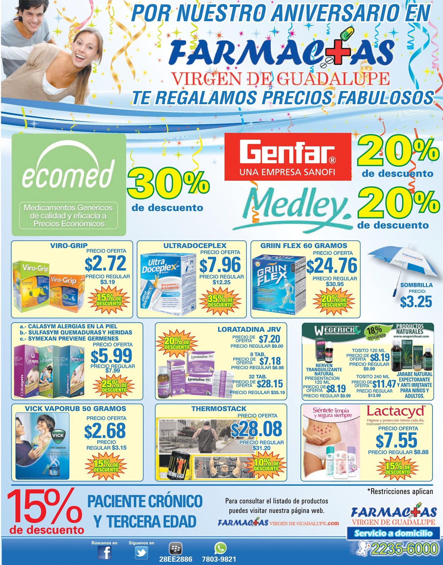 Farmacias Virgen De Guadalupe Ofertas De Aniversario 01jul14