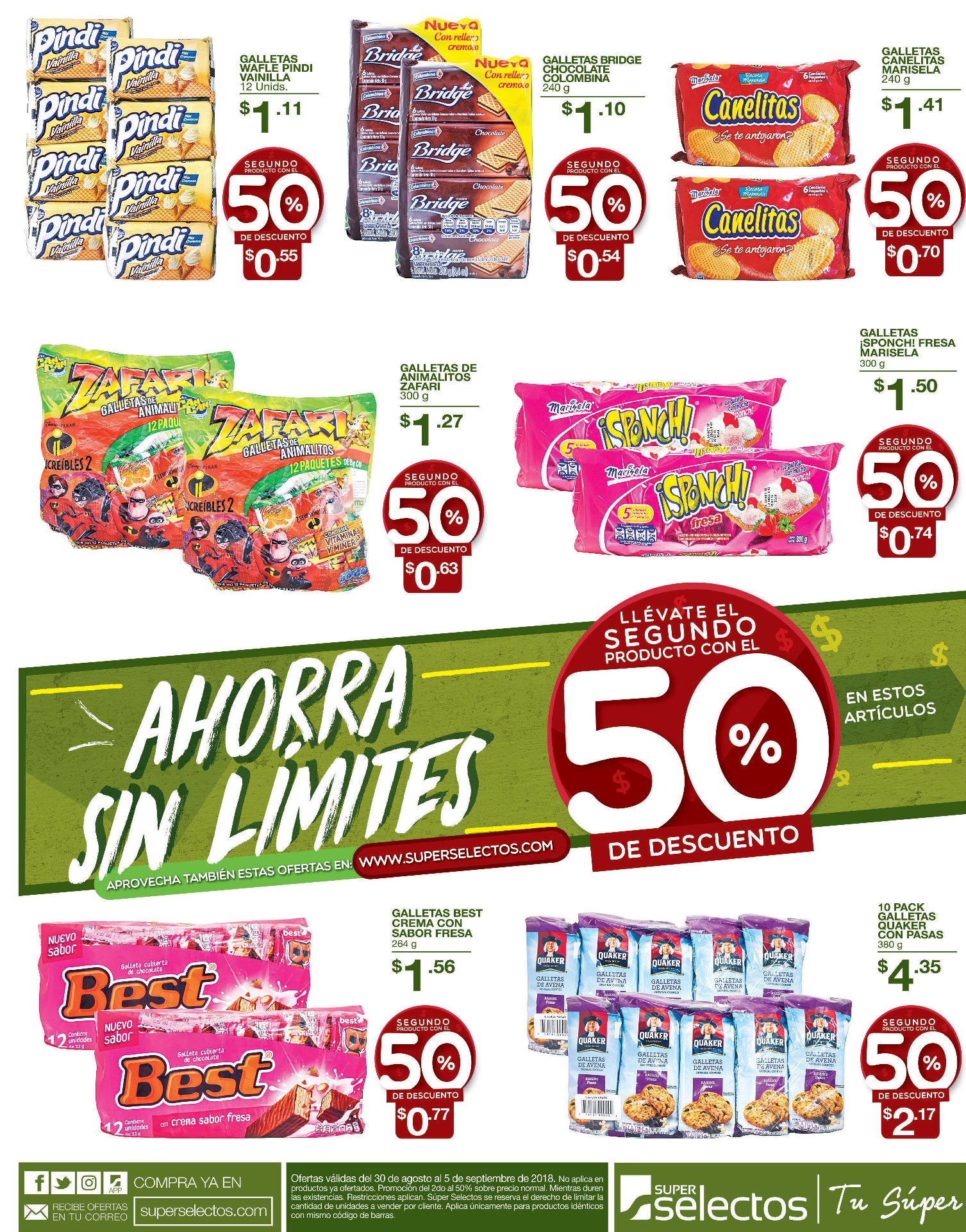 Galletas Para Los Peques En Superselectos 31ago18 Ofertas Ahora