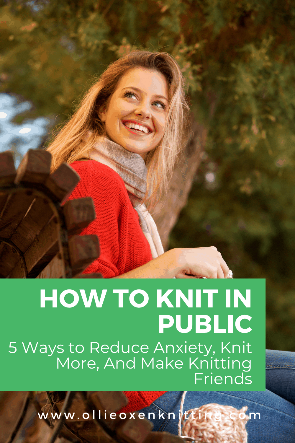 How To Knit In Public 5 Ways To Reduce Anxiety Knit More And Make