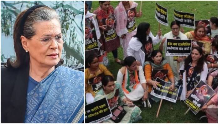 Sonia Gandhi Arrives To Face Ed In National Herald Case Congress