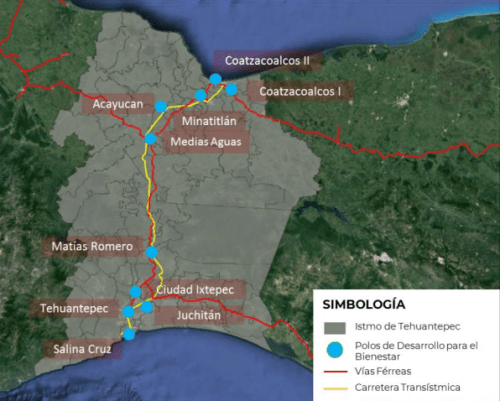 Corredor Interoceánico Del Istmo De Tehuantepec Con Inversiones De