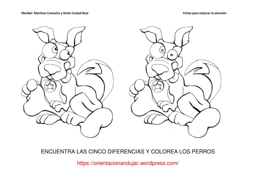 Encuentra Las Diferencias En Dibujos Infantiles Y Colorea