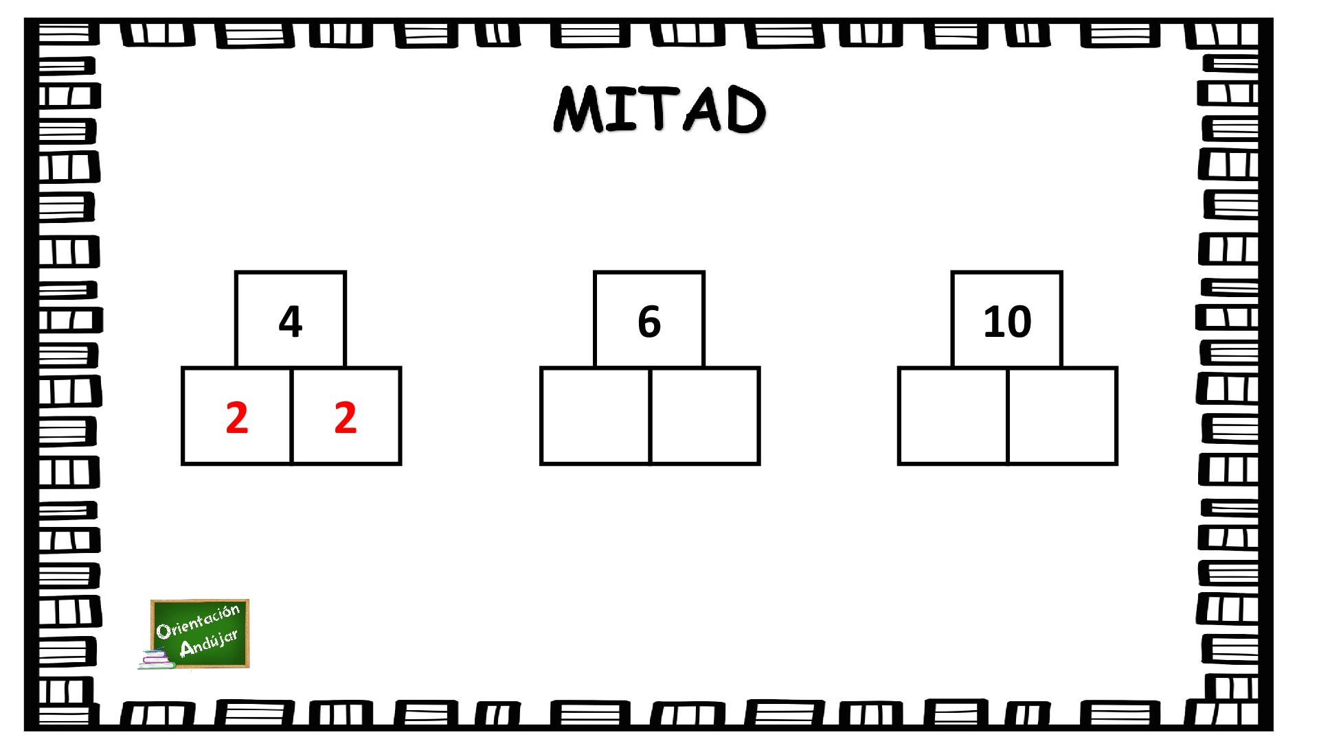 El Doble Y La Mitad De Los Números Matemáticas