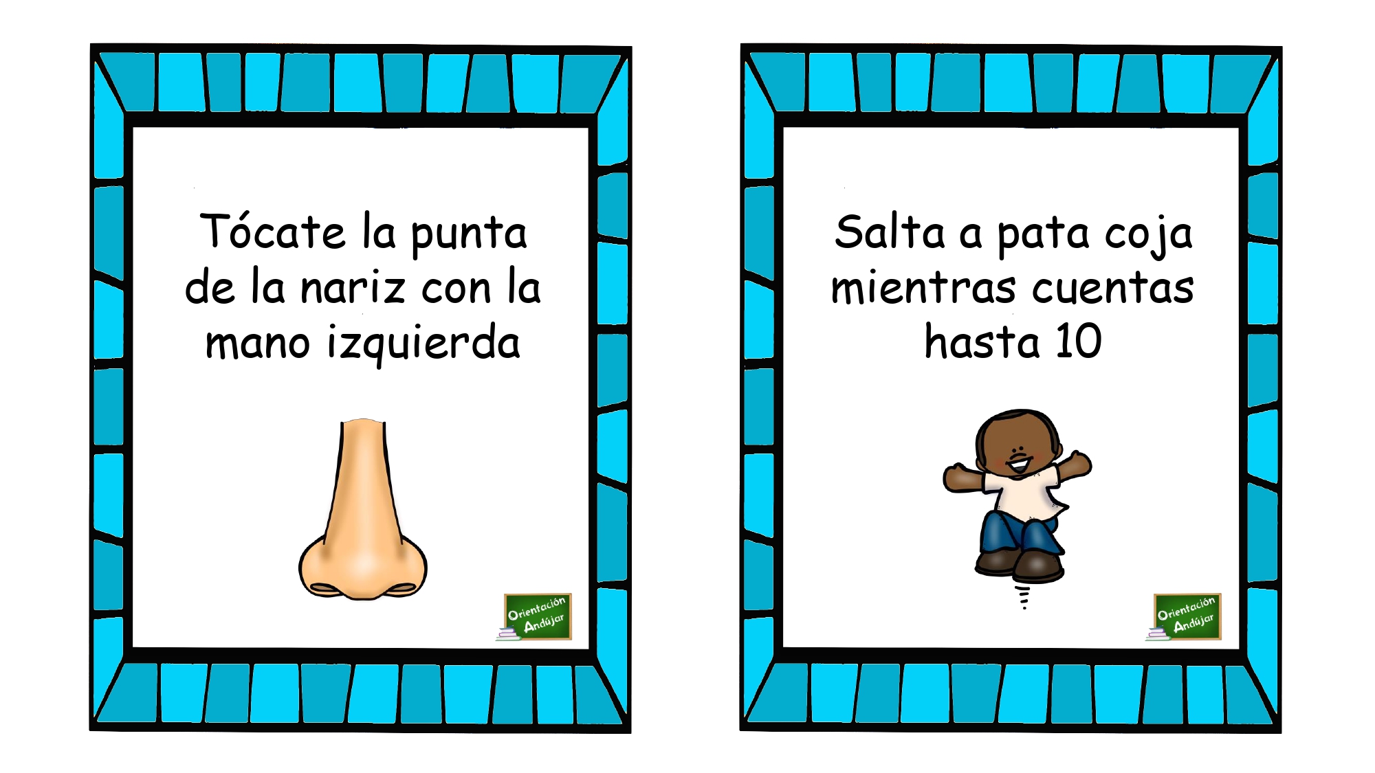 Tarjetas Divertidas De Instrucciones Oralespage 0002 Orientación