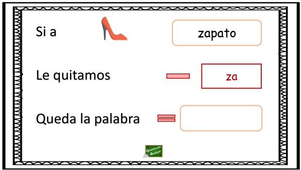 Conciencia Fonológica Formamos Palabras Quitando Sílabaspage 0012