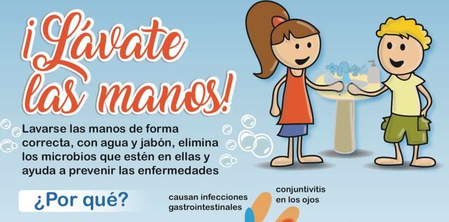 Infografía Sobre El Lavado De Manos Dirigida A Población Infantil