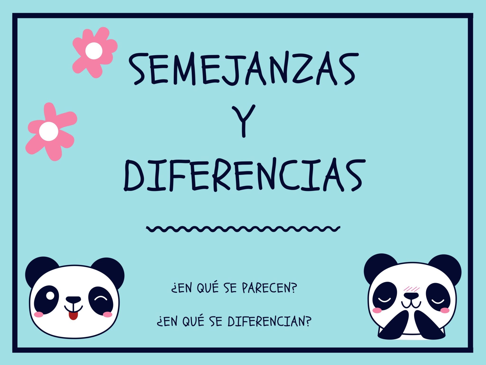 Categorización Trabajamos Semejanzas Y Diferencias Orientacion Andujar