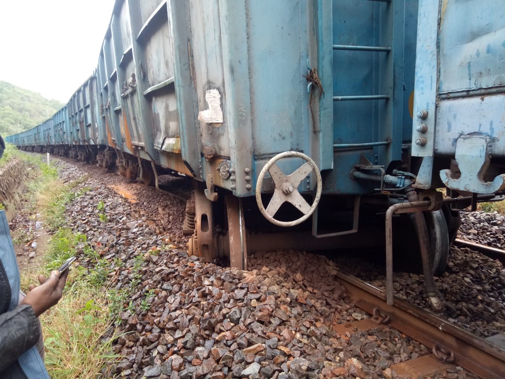 Six Wagons Of A Goods Train Derails In Koraput District Orissapost