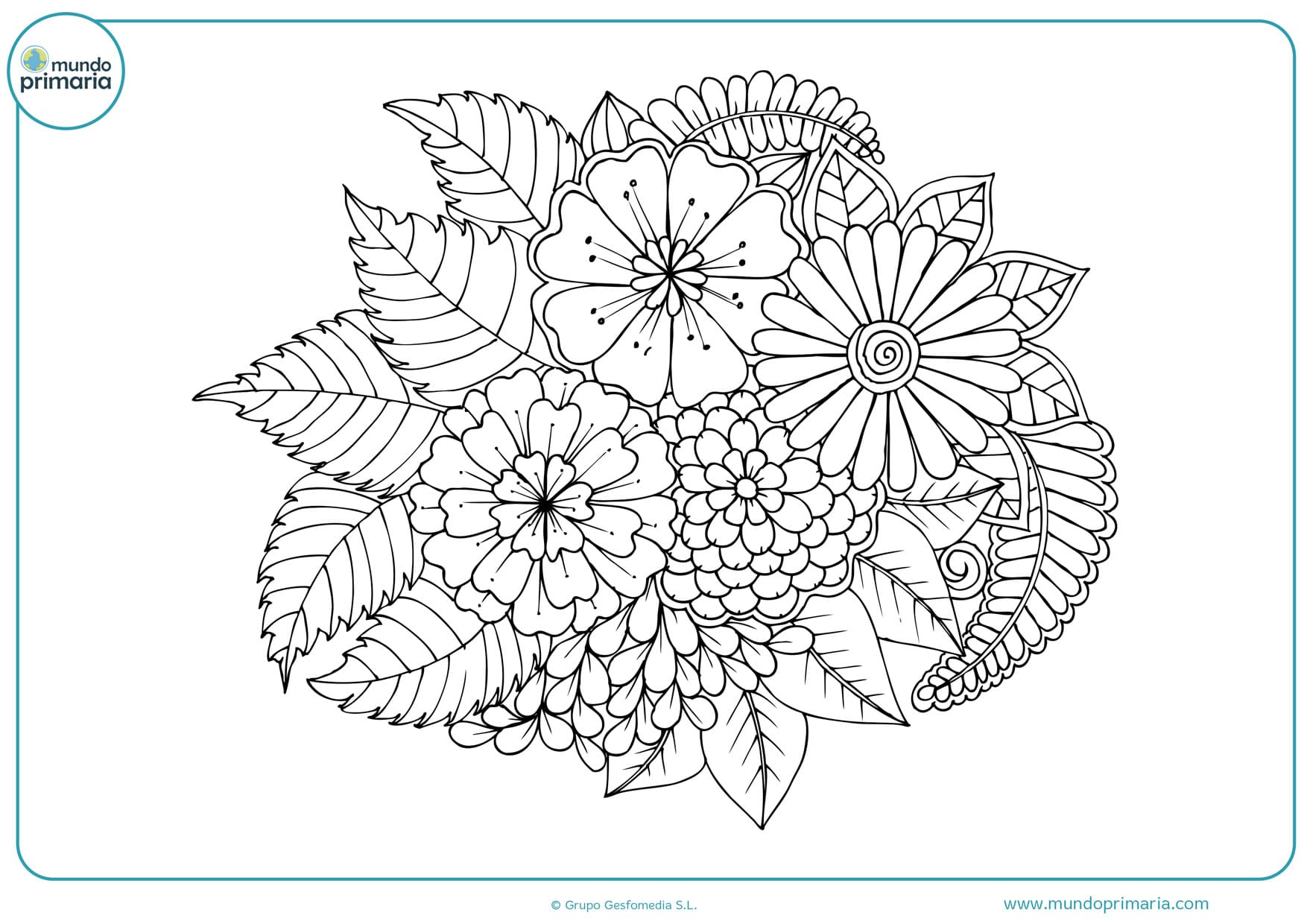 Laminas Para Colorear Coloring Pages Flores Para Pintar Y Dibujar