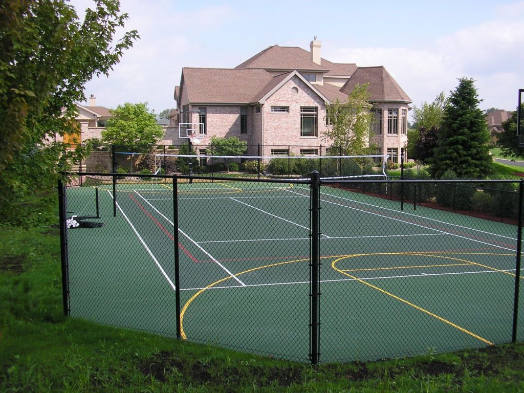 Backyard Game Court Construction Munson Inc