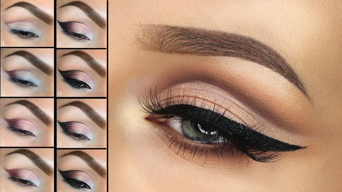 Applying Smokey Eye Makeup Step By Step Wavy Haircut