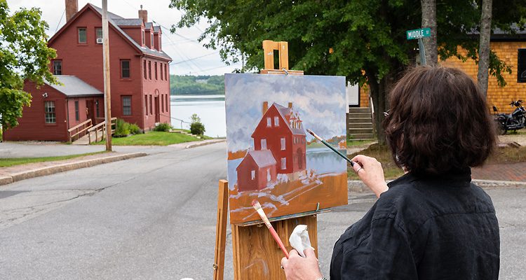 Artists Return To Paint Wiscasset In Annual Plein Air Event Maine Art