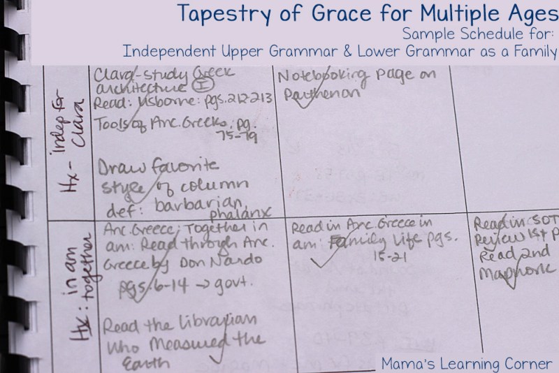 Planning Tapestry Of Grace Each Week When You Homeschool Multiple Ages