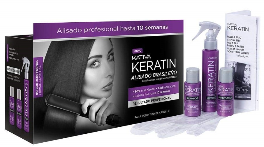 Kativa Keratina Y Argán Kit De Alisado Brasileño ¡el Mejor Producto