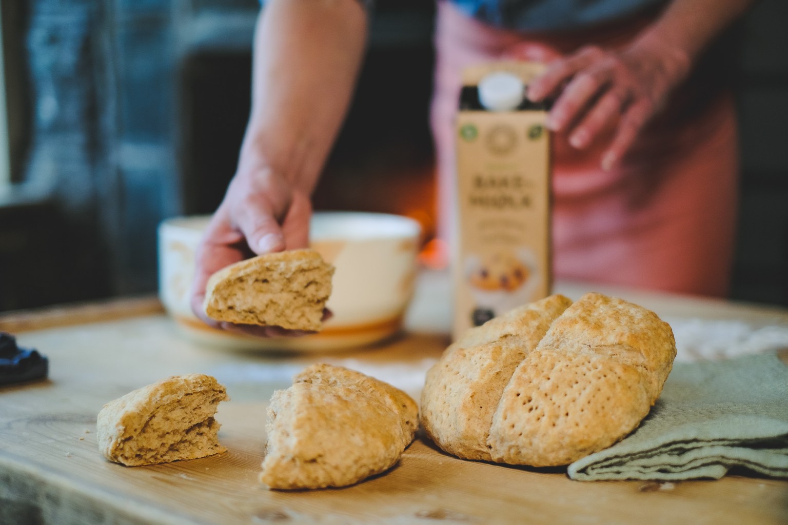 Grove Scones Med Bakemjølk Oppskrifter Margit Dale