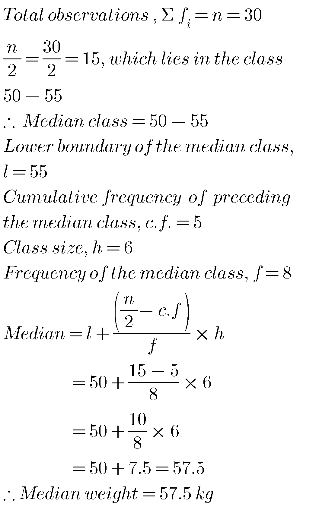 Maths Solutions For Statistics Class 10ssc Ap And Ts Mathematics Maths