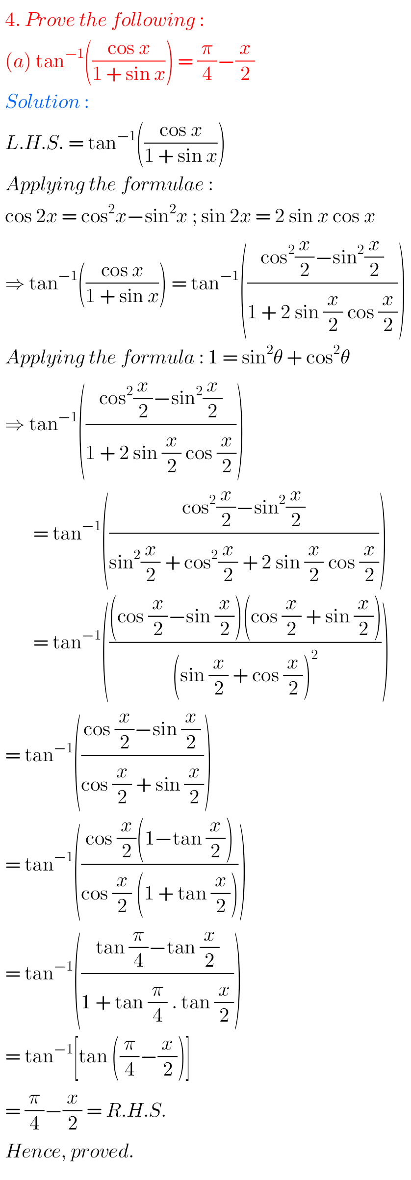 Nios Maths 311 Terminal Exercise Solutions Chapter 24 Inverse