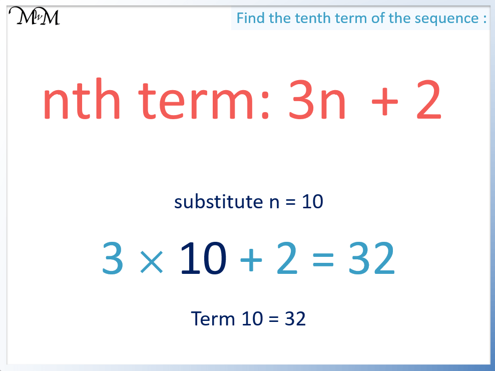 How To Find The Nth Term Of An Arithmetic Sequence Maths With Mum