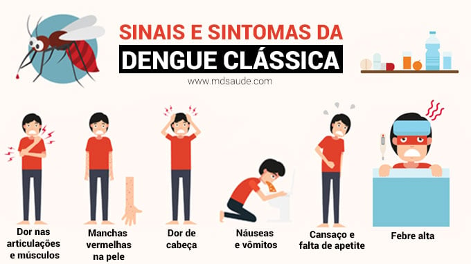 Sintomas Da Dengue Clássica E Hemorrágica Mdsaúde