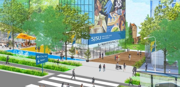 Sjsu Vision May Revamp Downtown San Jose Campus Add Housing Towers