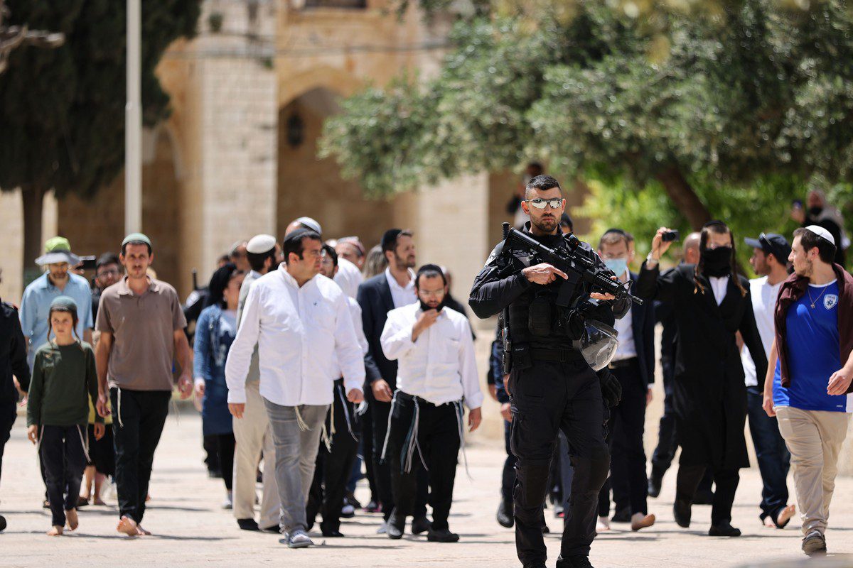 Hundreds Of Israeli Settlers Storm Al Aqsa Complex In Jerusalem