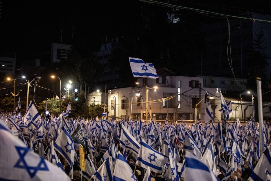 Tens Of Thousands Protest Against Planned Israeli Judicial Overhaul