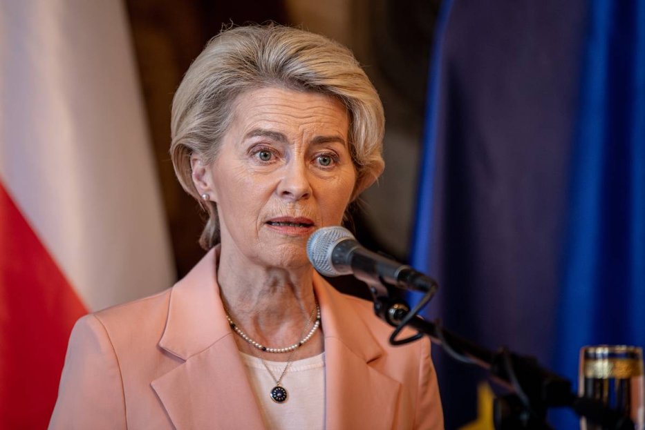 Petr Pavel Ursula Von Der Leyen Press Conference In Prague Middle