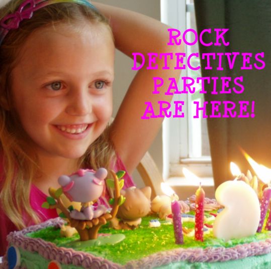 Mini Me Geology Blogthrow A Rock Detectives Geology Birthday Party For