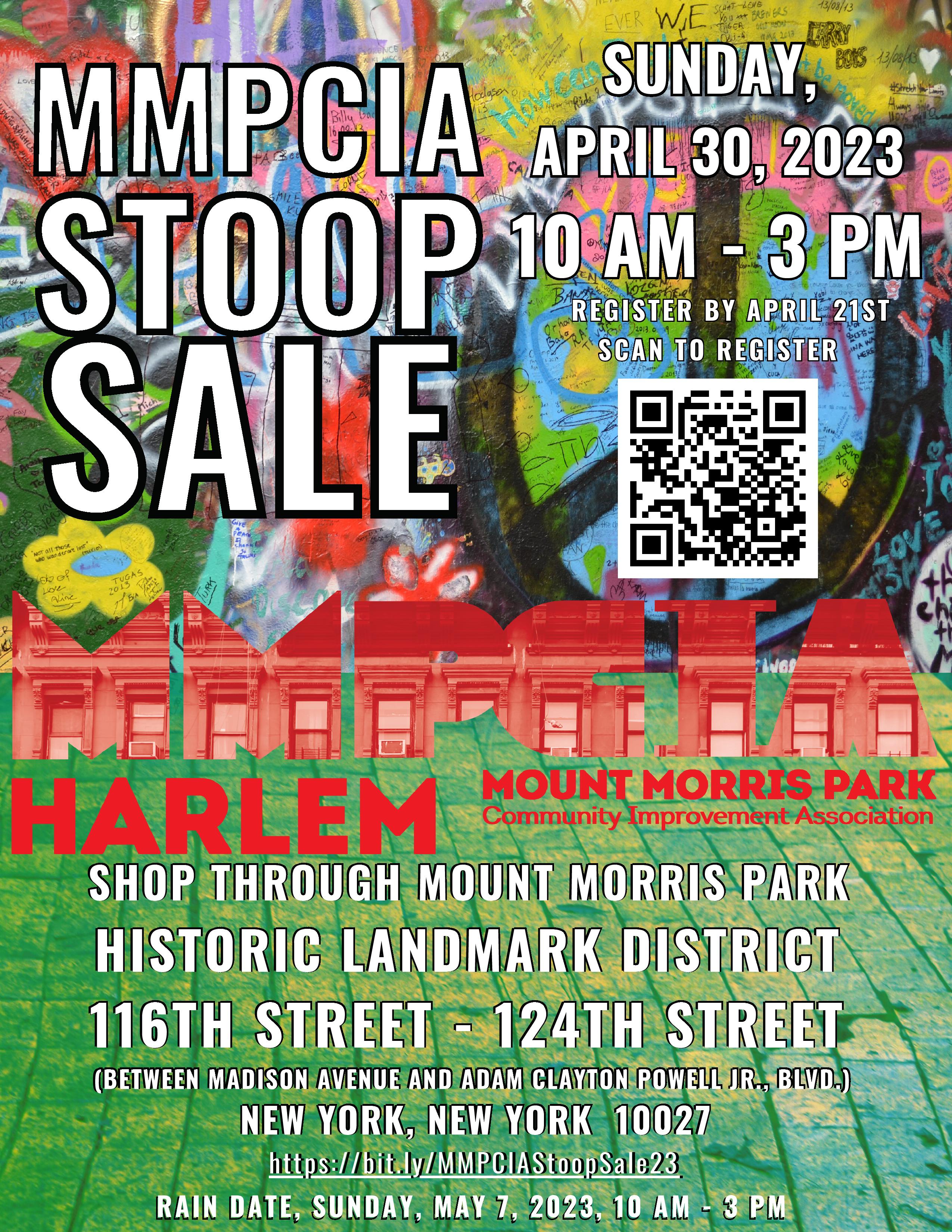 Stoop Sale 2023 Mount Morris Park Community Improvement Assoc