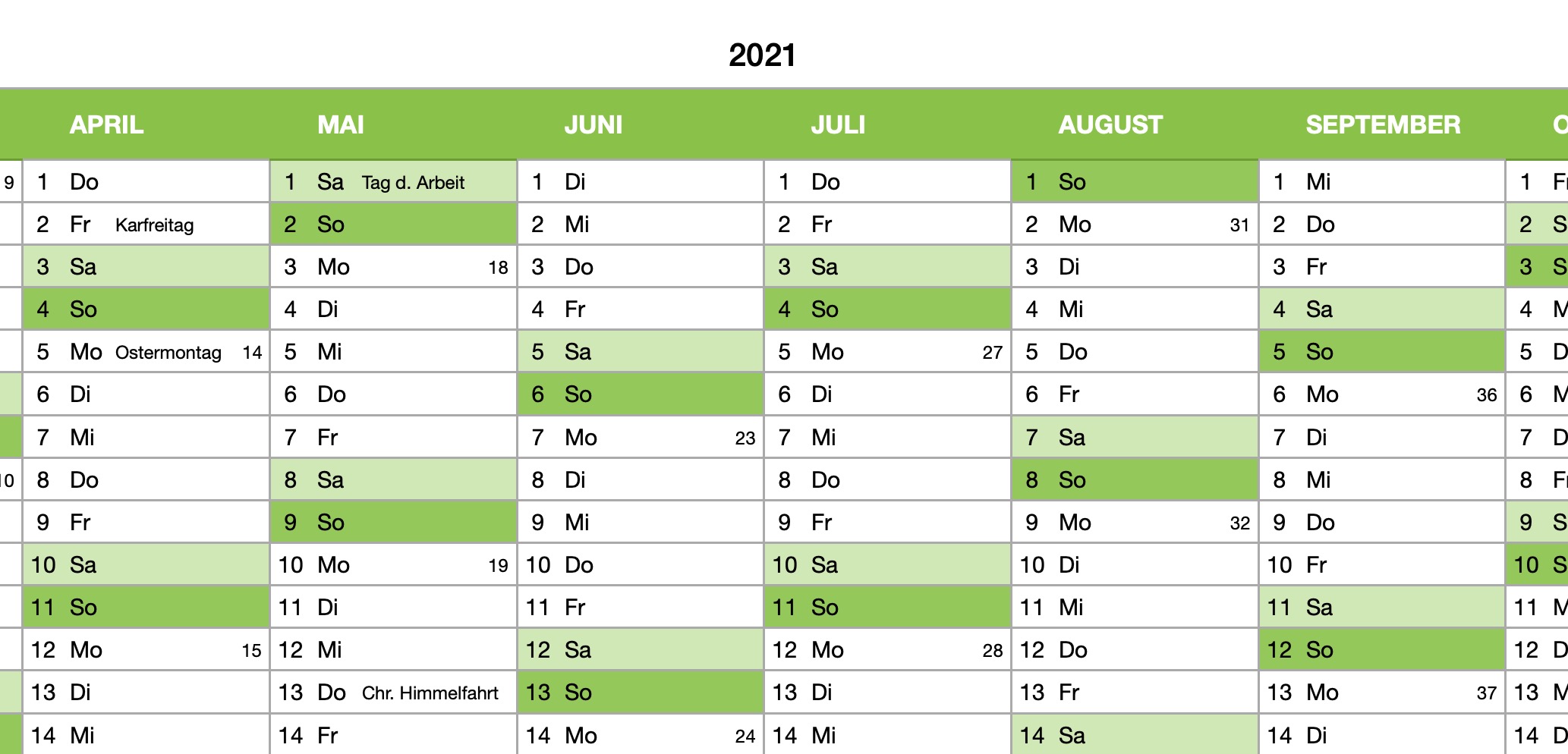 Kalender 2021 Leer Zum Ausdrucken Kalender Vorlagen Excel Mit