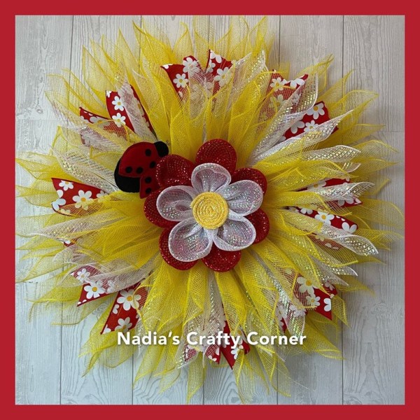 Daisy Wreath Kit Nadias Crafty Corner