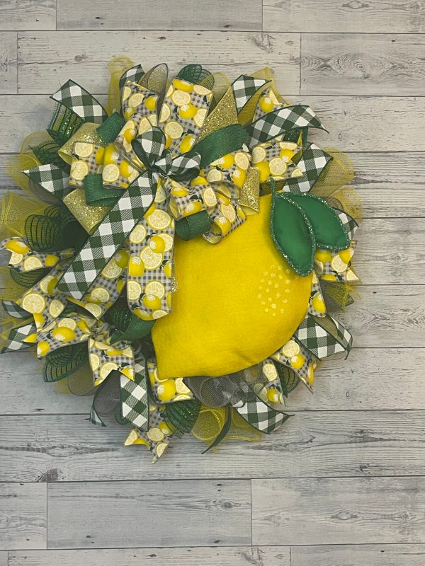 Lemon Wreath Kit Nadias Crafty Corner