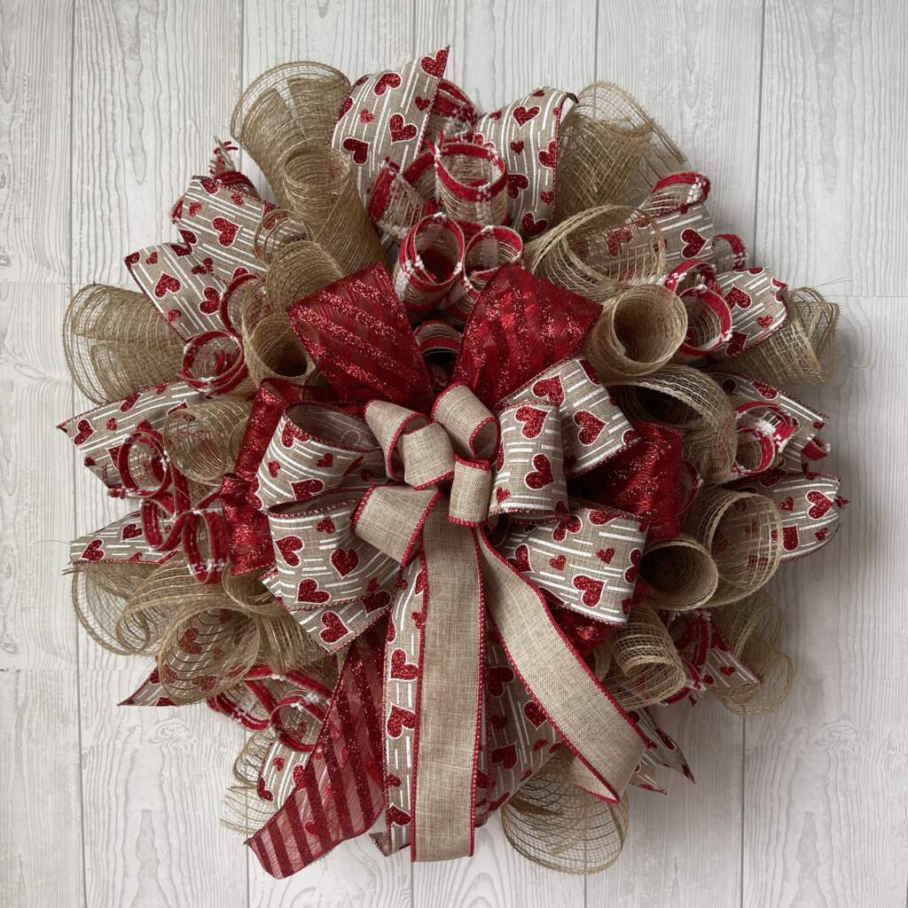 Valentine Wreath Kit Nadias Crafty Corner