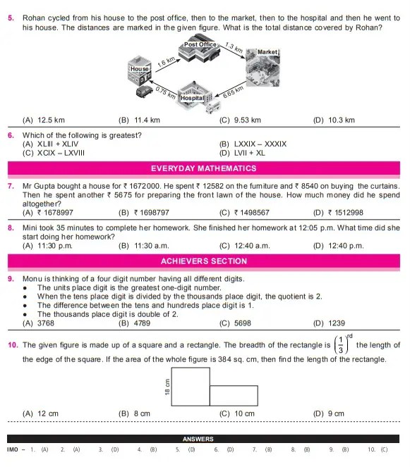 Sof Imo Class 5 Sample Question Paper 2023