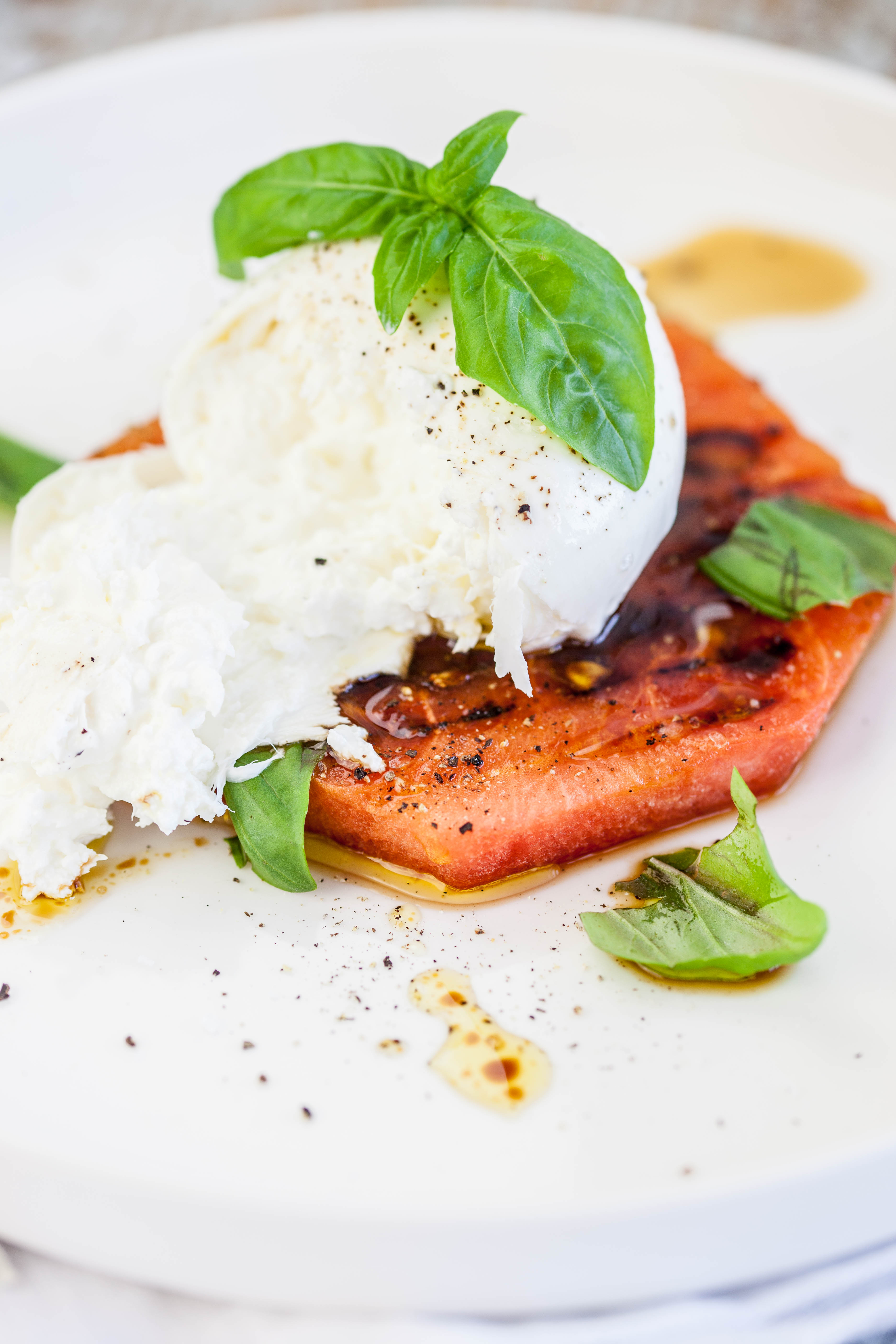 Gegrilde Watermeloen Met Burrata And Basilicum Ninalovesfood