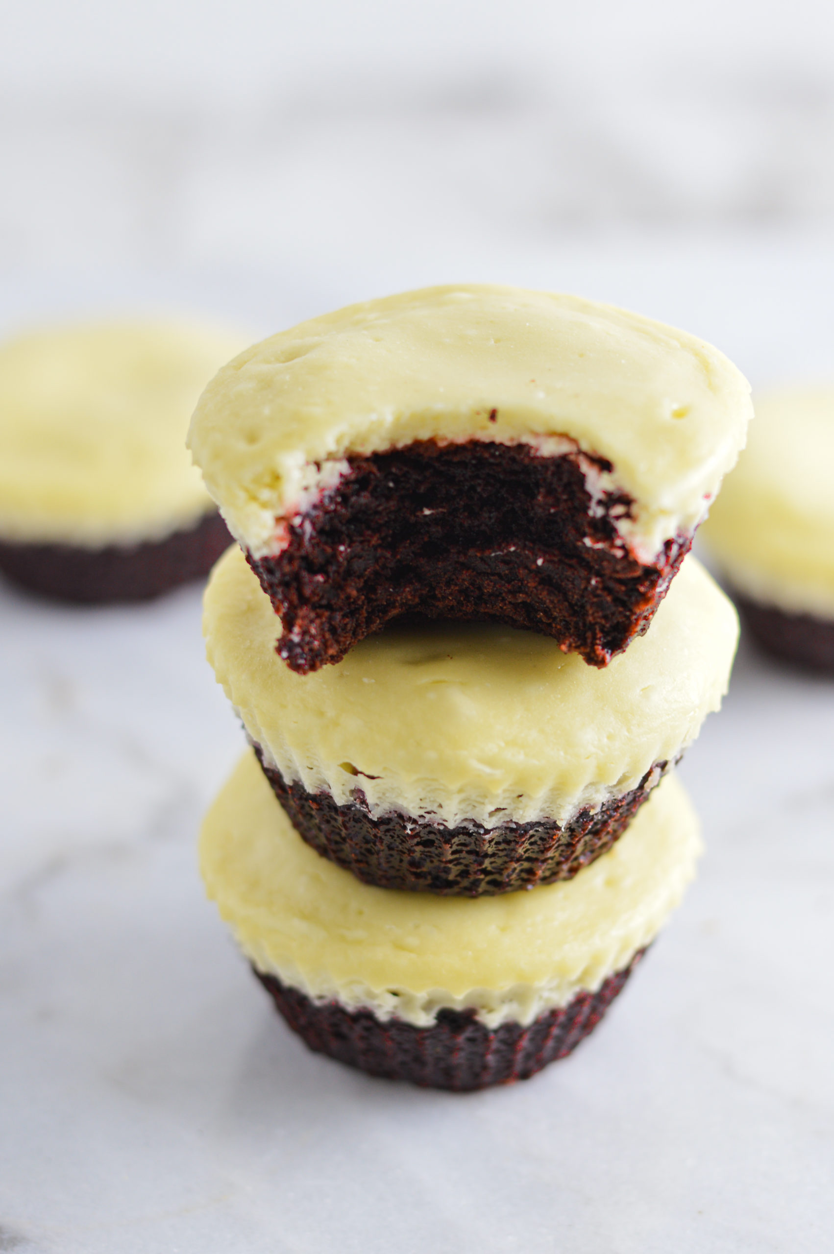 Mini Red Velvet Cheesecakes A Taste Of Madness