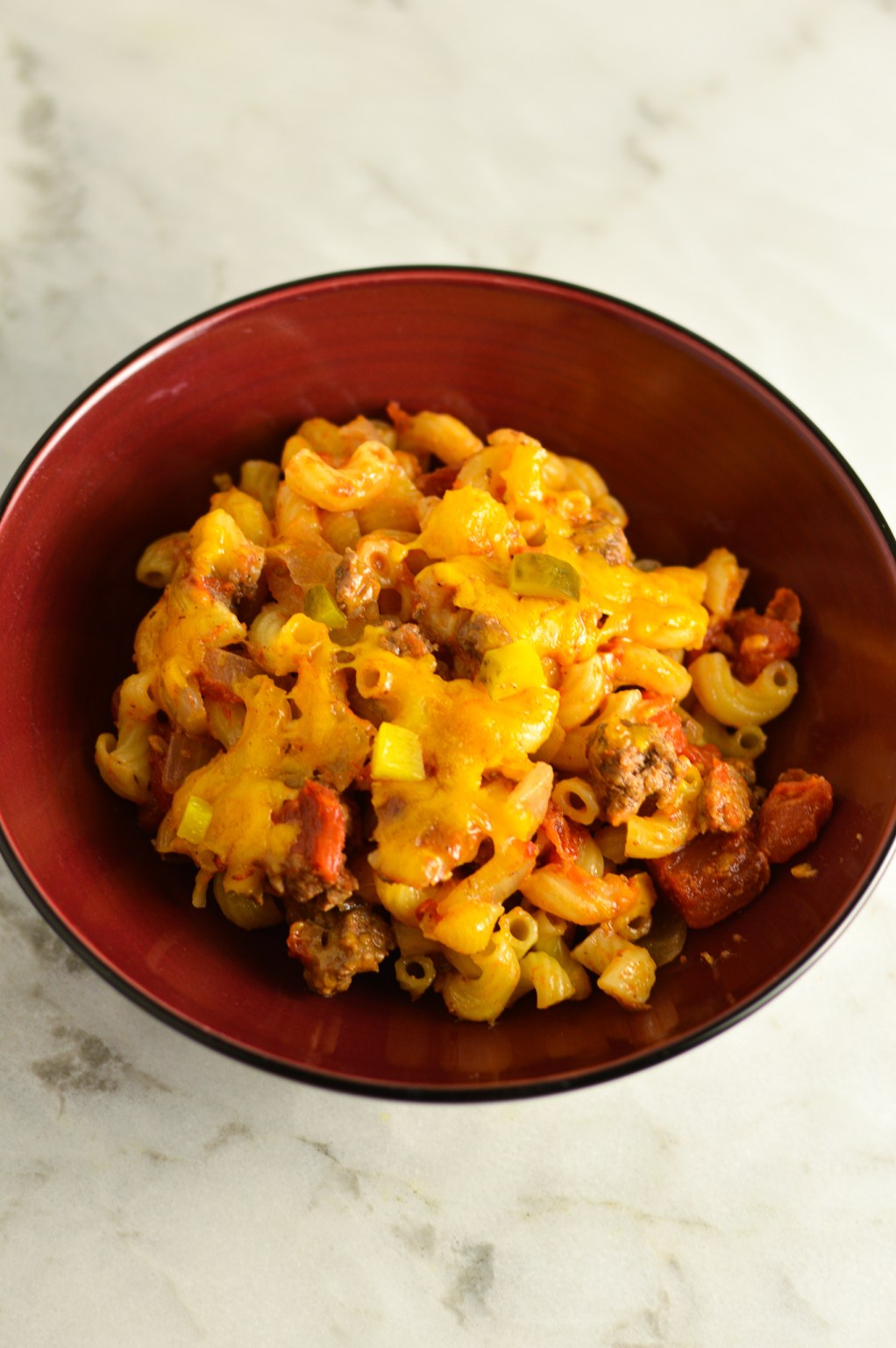 Cheeseburger Macaroni And Cheese Casserole A Taste Of Madness