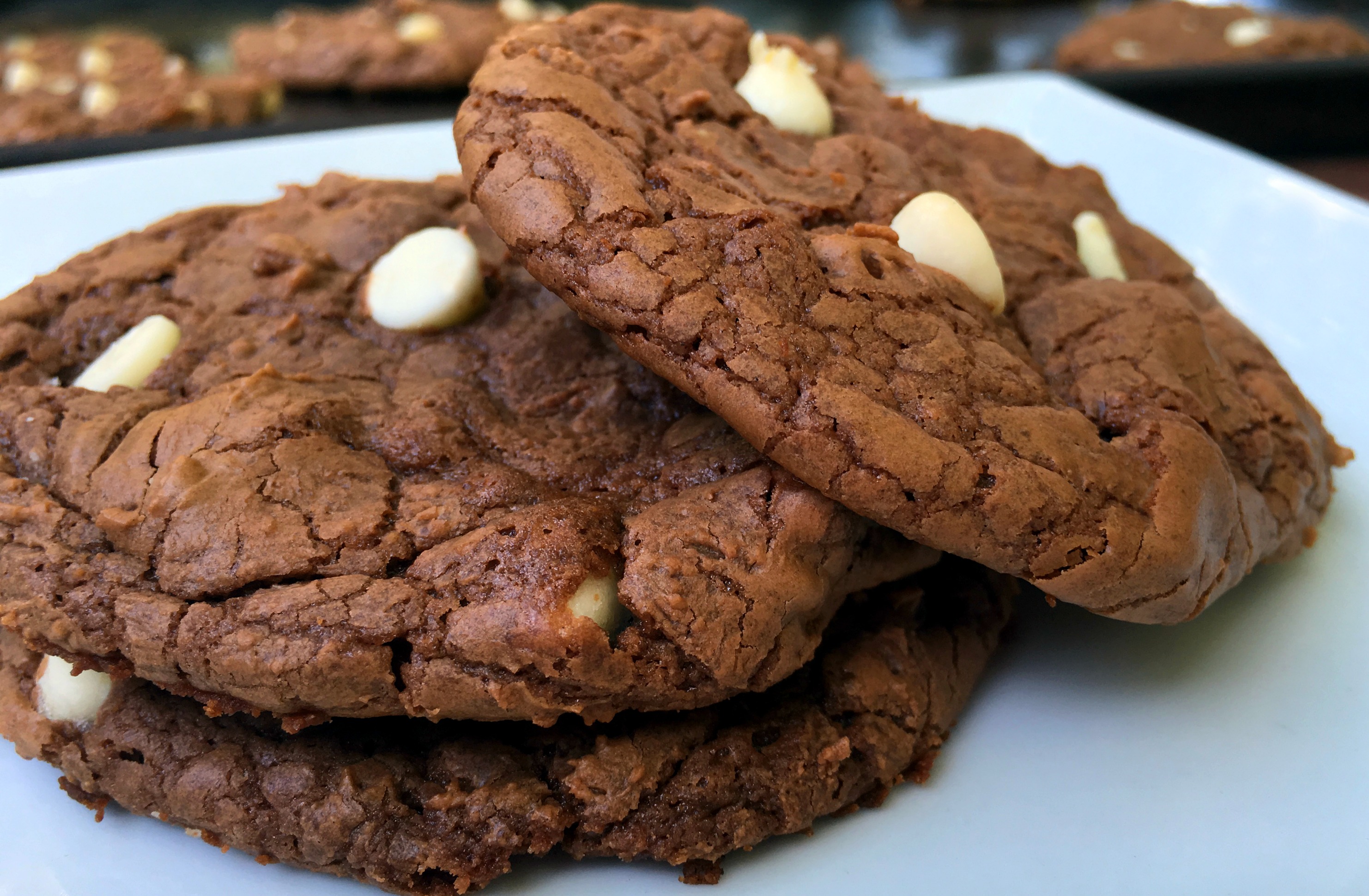 Double Chocolate Brownie Cookies Aunt Bees Recipes