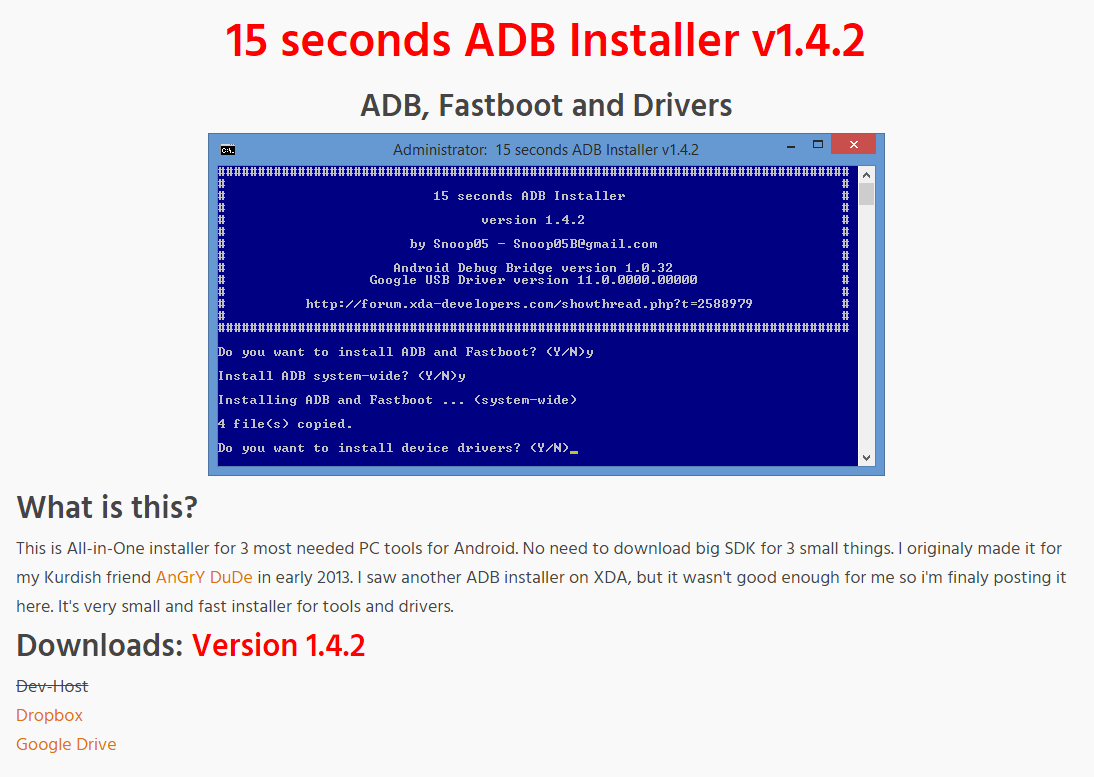 How To Download Install Adb Fastboot Drivers On Windows