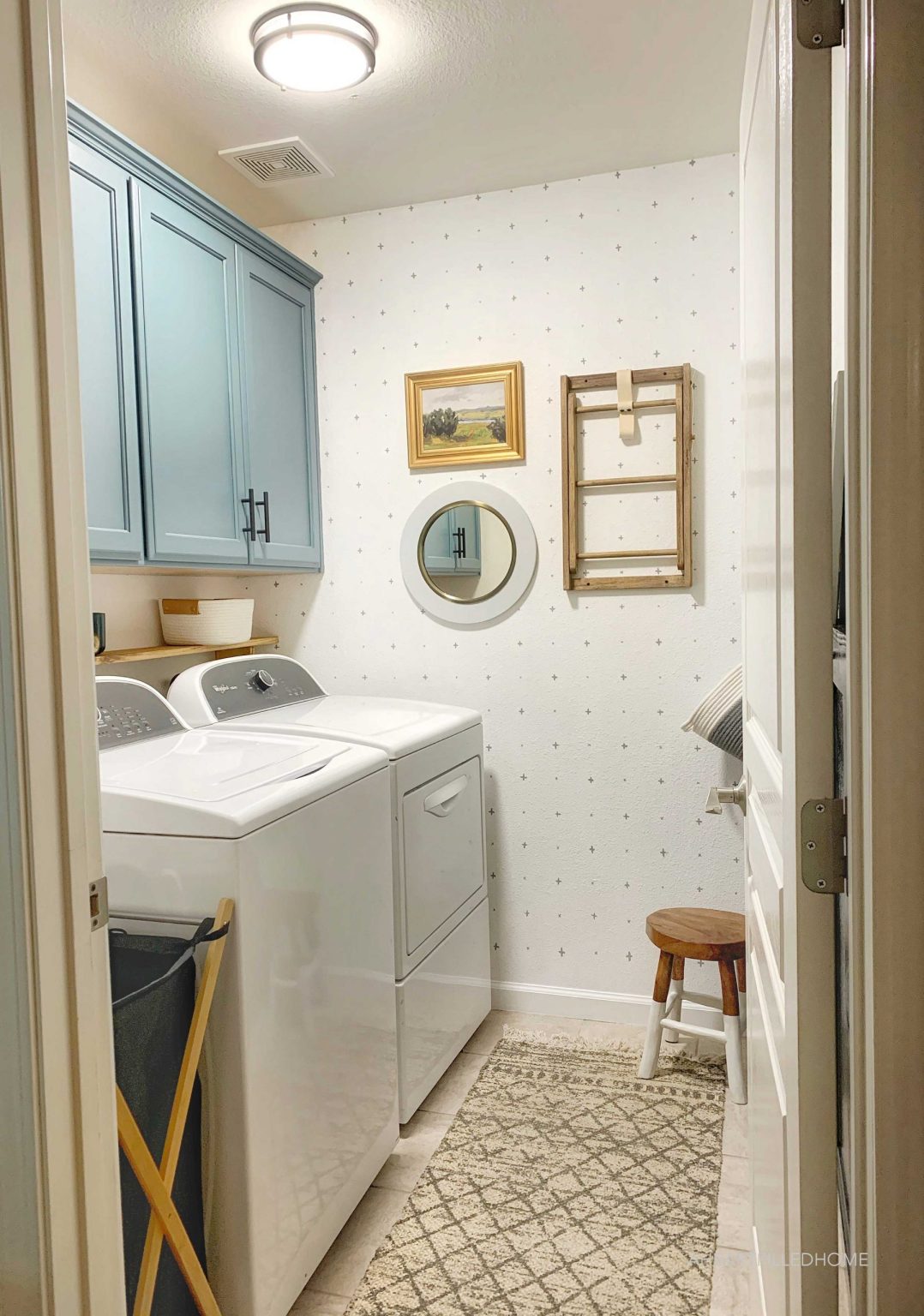 Budget Friendly Laundry Room Makeover Reveal 100 Room Makeover A